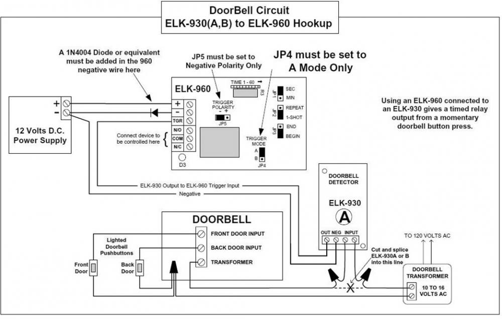 Elk 960 930 doorbell circuit | CocoonTech.com
