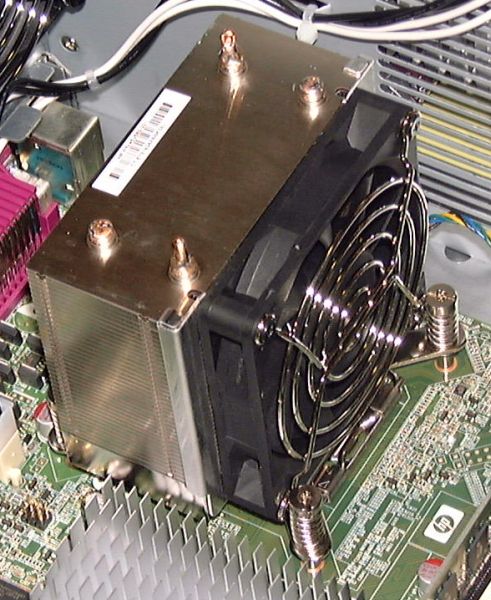 HP Workstation CPU Cooler | CocoonTech.com