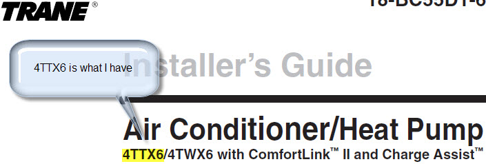 Trane Installation Guide Cover | CocoonTech.com